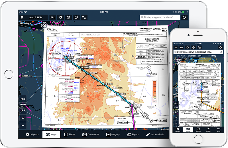 Aktualizace ForeFlight přináší nástroj pro 3D zobrazení tratě - Aeroweb.cz