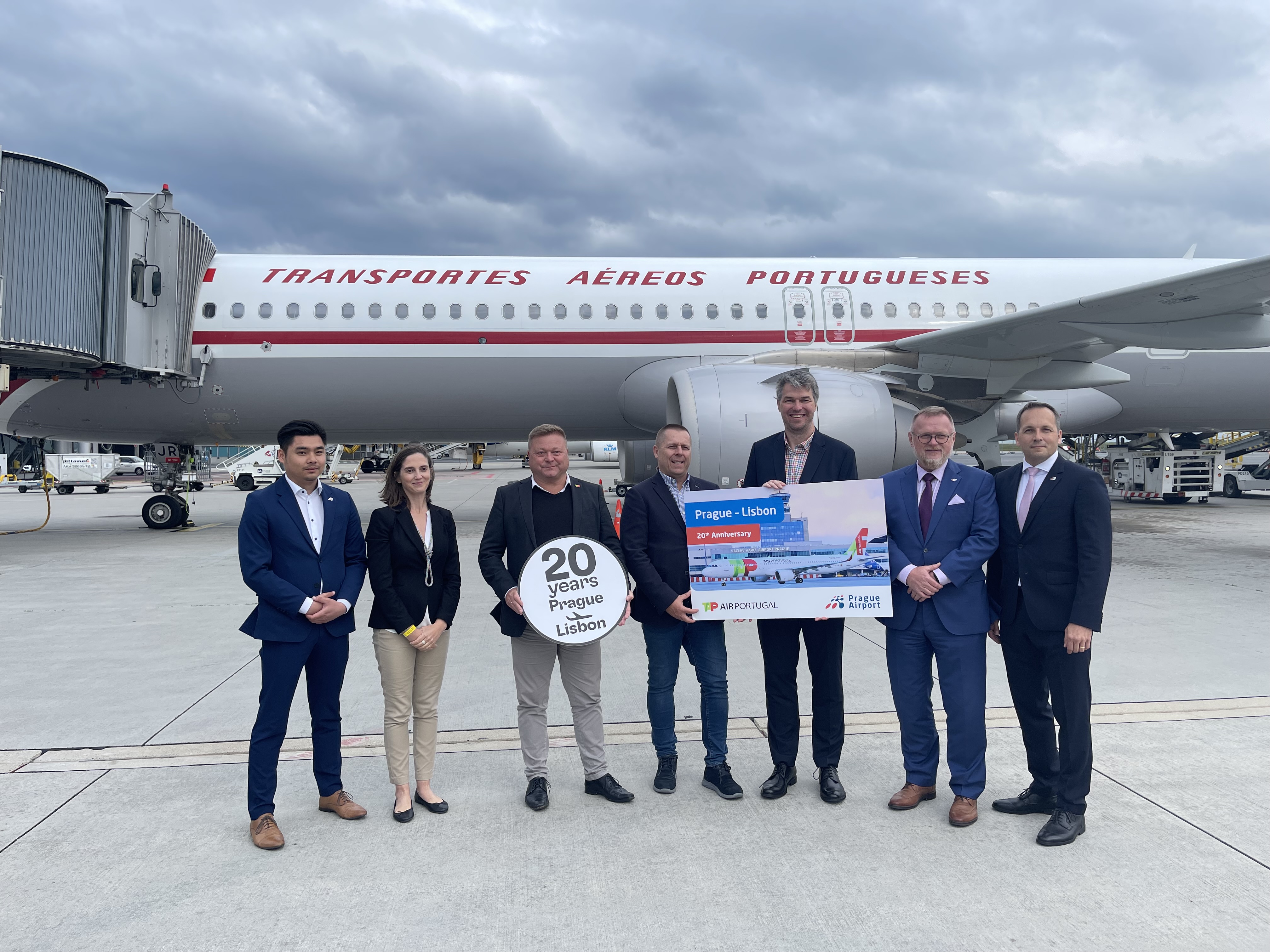 Další dvacetiny na Letišti Praha. V hlavní roli TAP Air Portugal ...